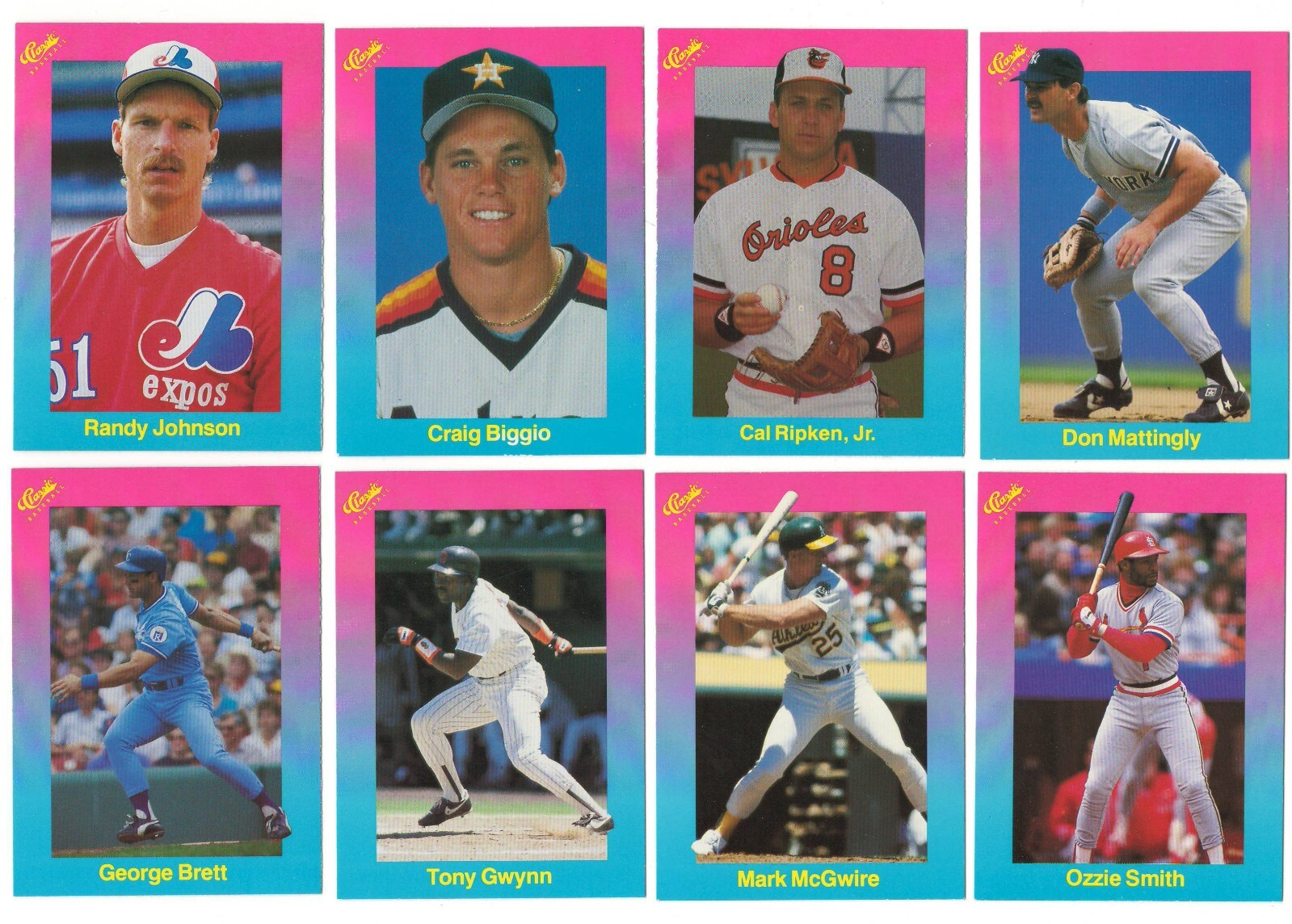 1989 Classic Light Blue/Pink Complete Team Set Oddball Board Game ...