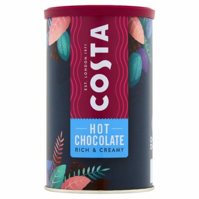 Costa Coffee Hot Chocolate Powder Rich And Creamy 300g Tin Suitable for ...
