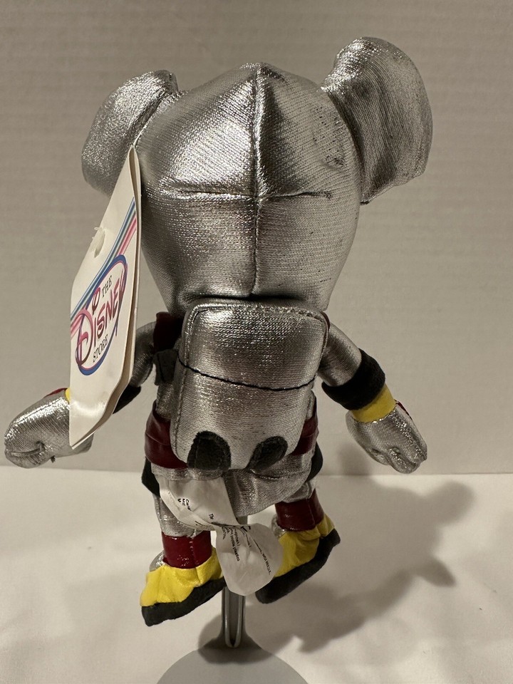 NWT 5 Disney Spaceman Bean Bag Beanie Babies Mickey Minnie Goofy ...