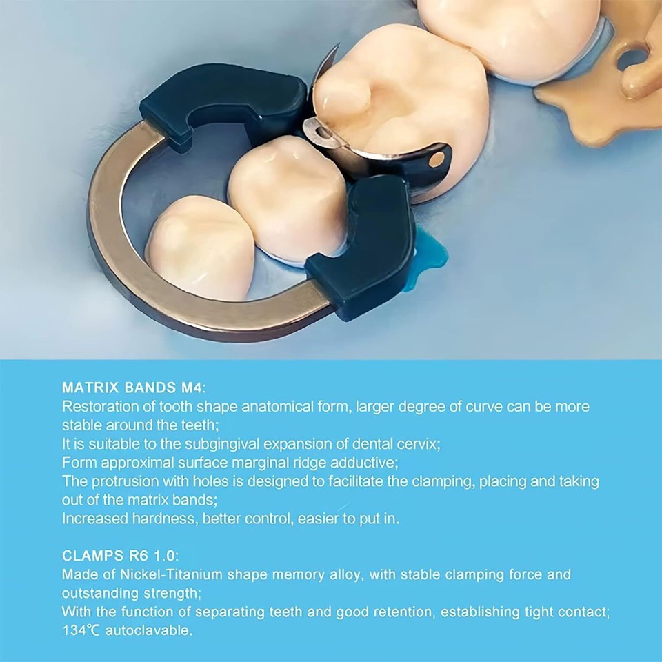 Dental Matrix Bands Ring Sectional Matrix System Clamp Pliers Fit ...