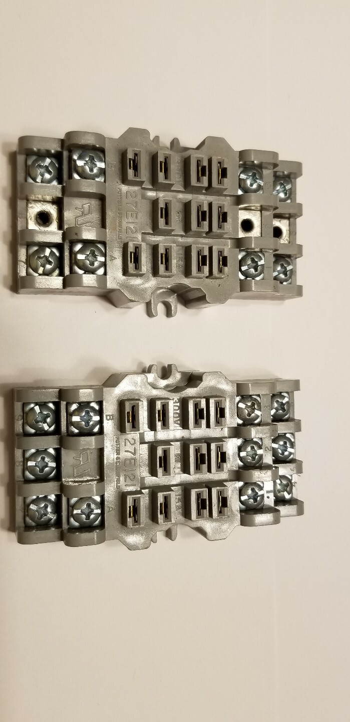 POTTER BRUMFIELD 27E121 LOT OF 2 RELAY SOCKET BASE | eBay