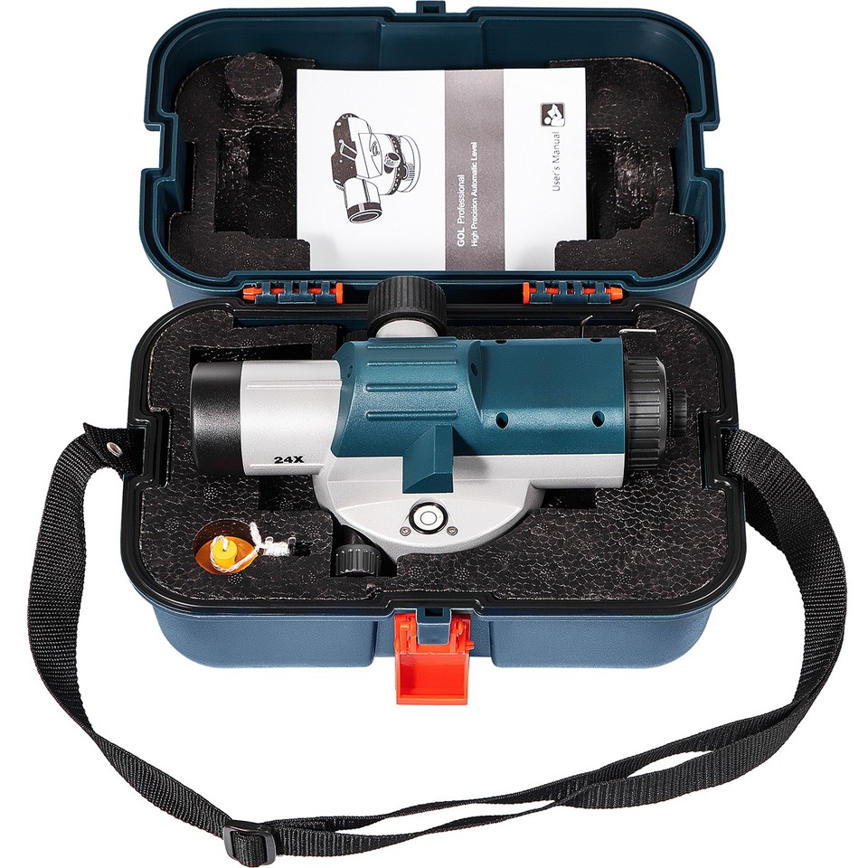 Automatic Optical Level 24X Optical Level Kit Waterproof w/Compensator ...