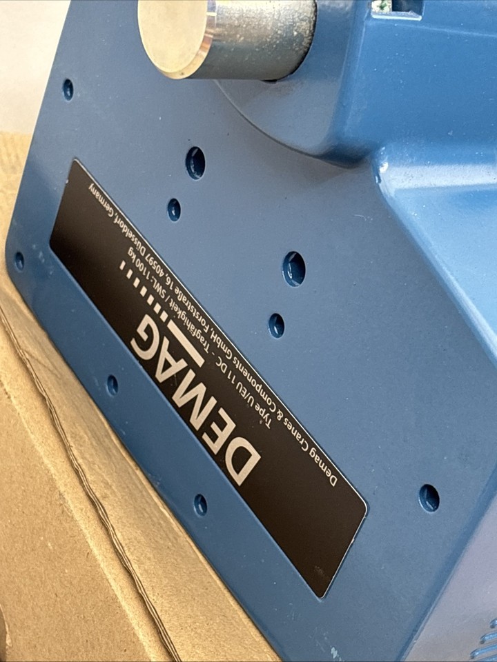 NEW Demag 71690045 / E11 2WD Electric Travel Drive; 208-480V, 50/60Hz ...