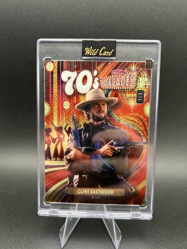 CLINT EASTWOOD 2024 Wild Card 70's Century Decades 1/1 Dirty Harry | eBay