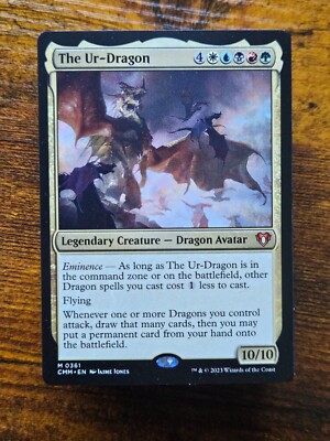Custom Commander Deck ~ Dragons ~ The Ur-Dragon ~ 5-Color Dragon EDH ...