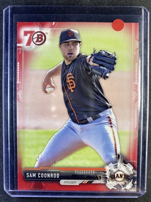 Coonrod, Sam - 2017 Bowman Paper - 70th Anniversary Logo - Red | eBay