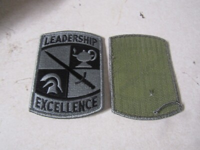 MILITARY PATCH HOOK & LOOP ACU US ARMY JROTC LEADERSHIP EXCELLENCE ...