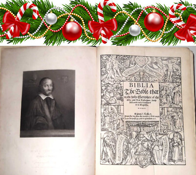 1535-1838 FIRST HOLY BIBLE IN ENGLISH!! Myles Coverdale Tyndale 1611 ...