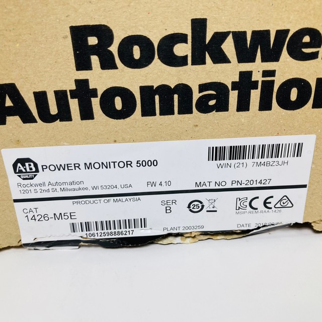 Allen Bradley 1426M5E Power Monitor NSFP Genuine AB 1426 M5e for sale ...