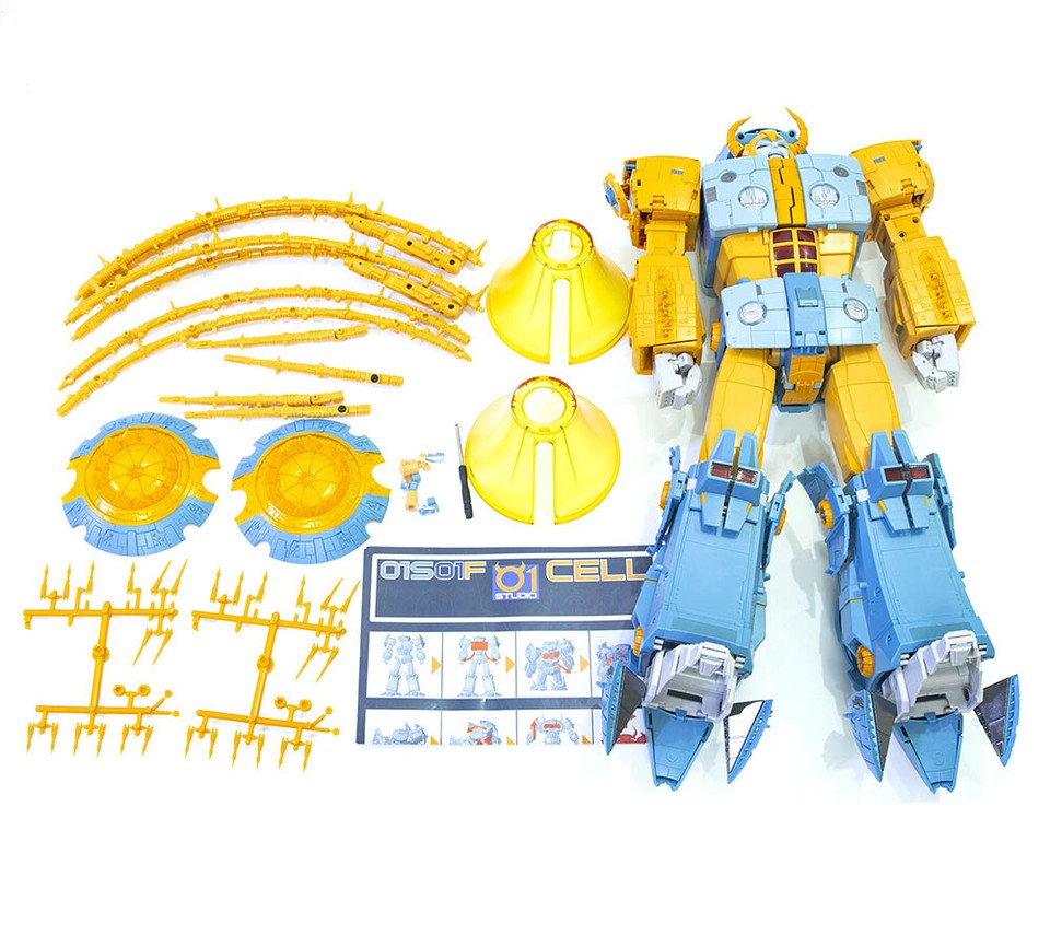 01-Studio 01S01F Cell Unicron Cybertron 01S01B Second edition Action ...