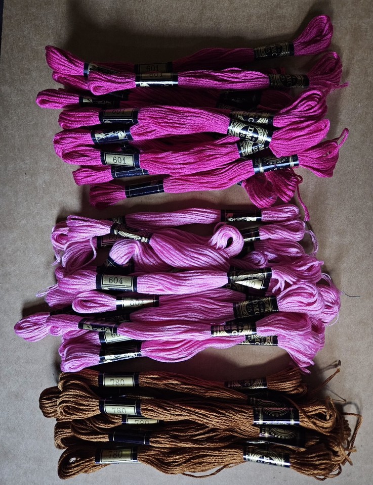 Lot of 150+ Vtg Skeins DMC Peri Lusta Bucilla Embroidery Floss Many ...