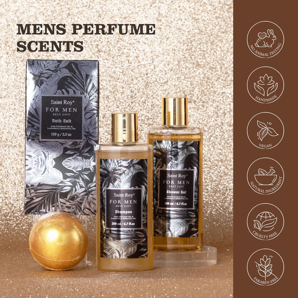 Gift for Dad Spa Gifts for Men, Bath Body Kit, Spa Gift Set, Man Spa ...