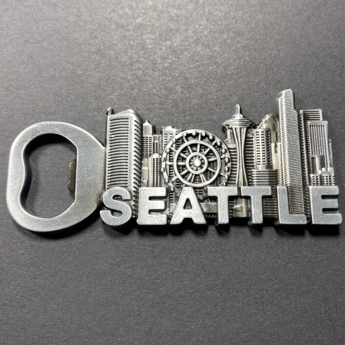 Seattle Tourist Gift Souvenir 3D Metal Refrigerator Fridge Magnet ...