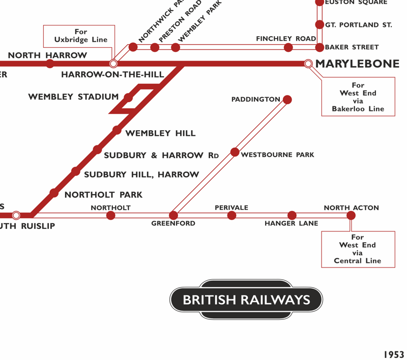 British Railways Eastern Region Suburban 1953 Carriage Map | eBay UK