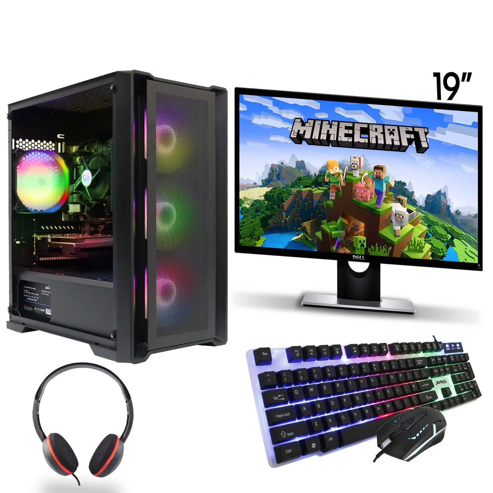 Gaming PC Bundle 22" Intel i5 - 8GB DDR3 / 500GB HDD / NVIDIA GT 710 ...