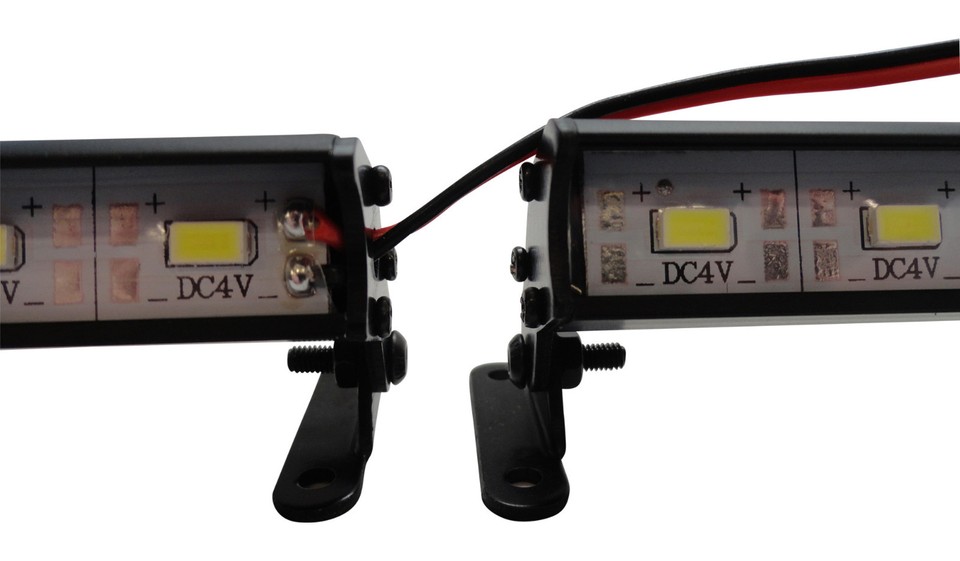 Apex RC Products 3 LED 55mm Aluminum Light Bar - Traxxas 1/16 / ECX Amp ...