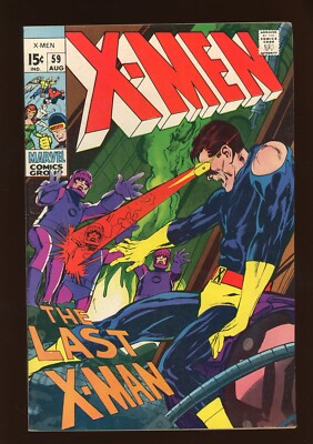 X-Men #59 1969 VG+ 4.5 High Definition Scans** | eBay