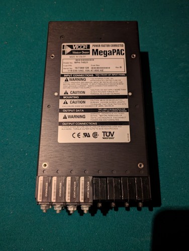 Vicor Mega Pac 74521 115/230 VAC 15A 47-500Hz with 4 output modules 12 ...