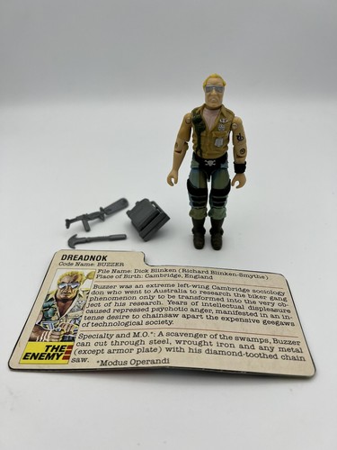 GI Joe Dreadnok Buzzer 1985 Complete W/ File Card Great Condition | eBay