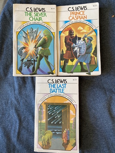 The Chronicles of Narnia CS Lewis 1970 Vintage 1st Collier Book Edition ...