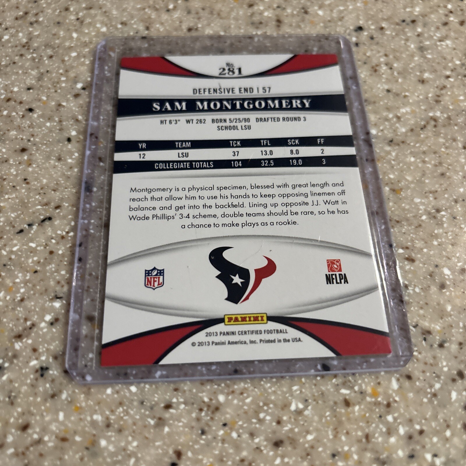 2013 Panini Certified - New Generation Mirror Red #281 Sam Montgomery ...