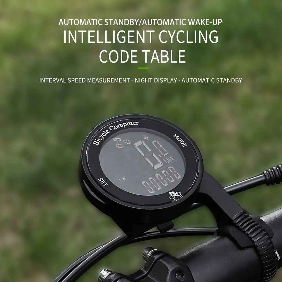 Bike Bicycle Speedometer Cycle Digital Odometer Computer Waterproof ...