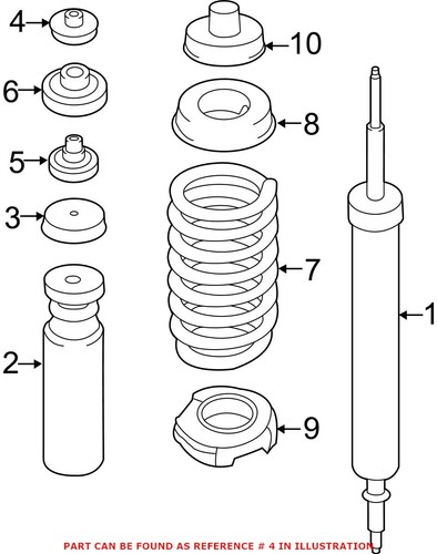 Genuine OEM Shock Absorber Bushing for BMW 33506850926 | eBay