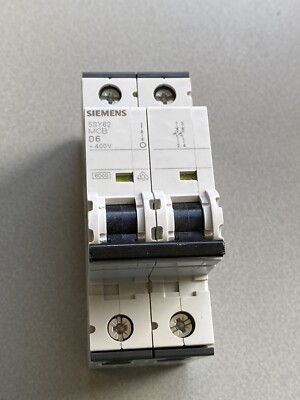 Siemens 5SY62 MCB D6 Circuit Breaker 400V | eBay