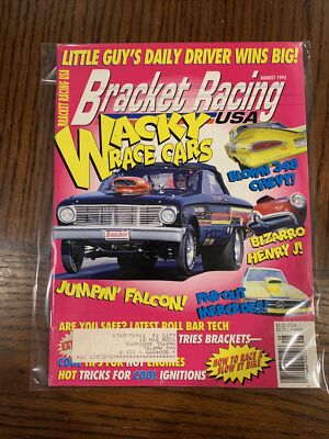 Bracket Racing USA Magazine August 1993 Wacky Race Cars!!!!! | eBay