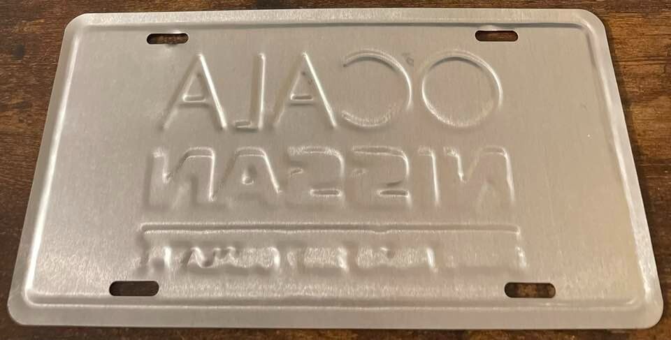 Ocala Nissan Dealership Booster License Plate Ocala Florida Dealer | eBay