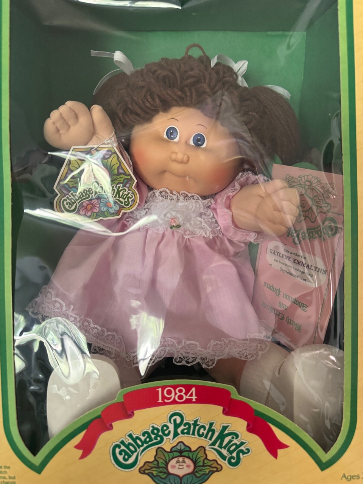 Original cabbage patch doll 1984 in box great condition with birth certificate | eBay
