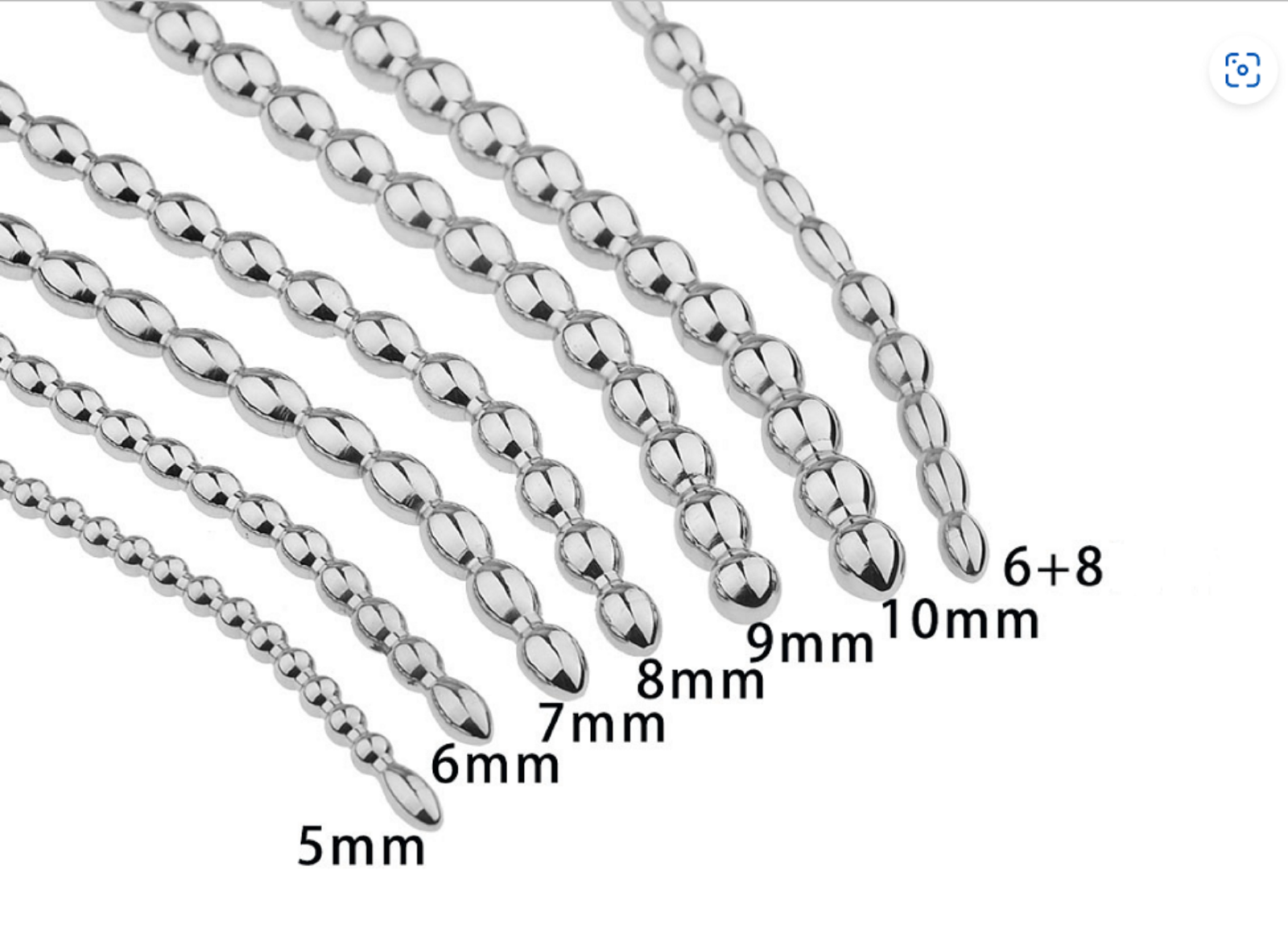 7 Styles Urethral Penis Extender Plug Beads Sounds Sounding Stainless ...