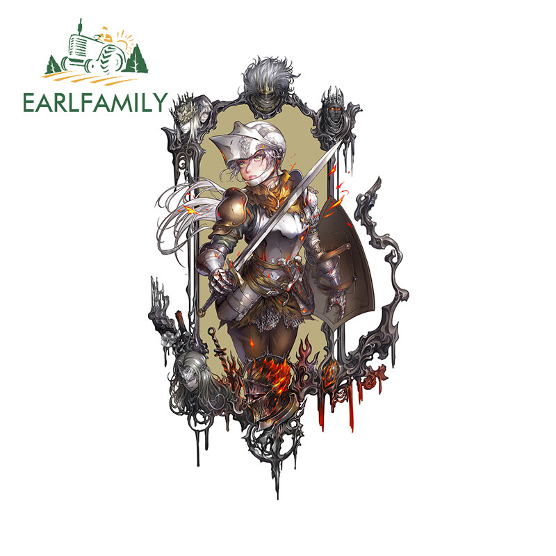 EARLFAMILY 5.1" Dark Souls Car Stickers Occlusion Scratch Caravan Trunk Decals | eBay