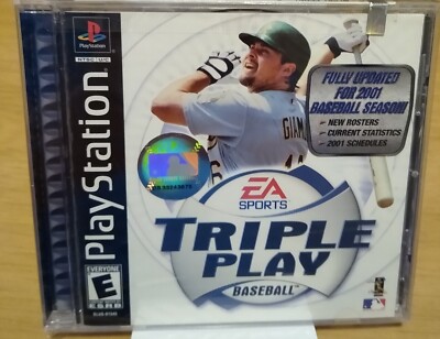 Triple Play Baseball PS1 PlayStation 1 New Factory Sealed With Hang Tab ...
