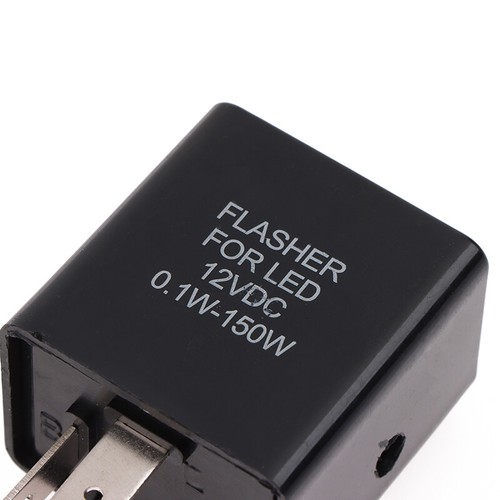 2 Pin LED Flasher Relay With Buzzer 12V Turn Signals Blinker Indicator ...