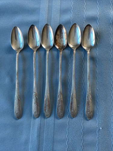 6 National Silver Co PRINCESS ROYAL 1930 ICE TEA SPOONS | eBay