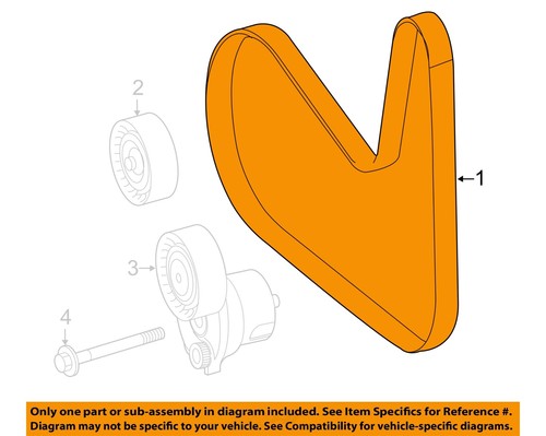 MERCEDES OEM 16-17 Metris-Serpentine Drive Fan Belt 0009933900 | eBay