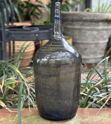 FLORIDA FAIENCE POTTERY EARLY & RARE VASE W/ NEAT GLAZE BY MARTIN ...