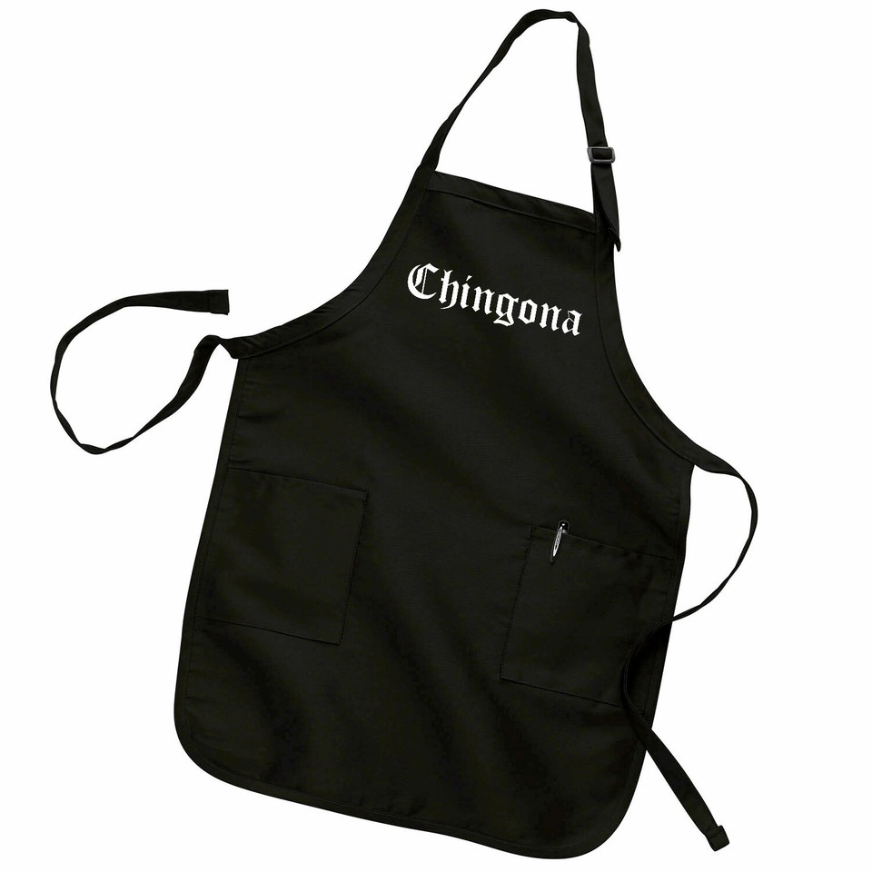 Chingona Feminist Boss Latina Chicana Mexican Hispanic Girl Power Apron ...