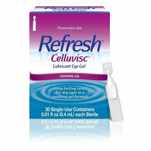 Refresh Celluvisc Lubricant Eye Gel Soothing Preservative Free 30ct ...