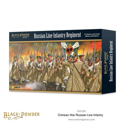 Russian Line Infantry Regiment - Crimean War - Warlord Games Black ...