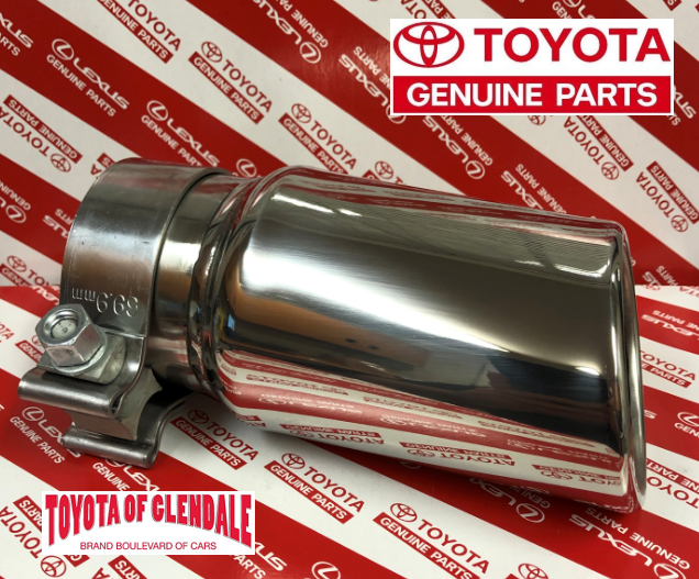 2010-2024 TOYOTA 4RUNNER CHROME EXHAUST TIP GENUINE OEM (FAST SHIP ...