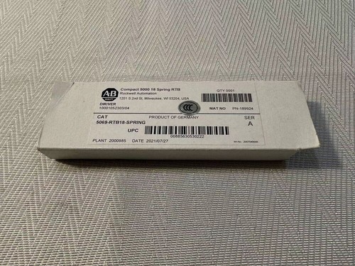 Brand New Allen Bradley 5069-RTB18-SPRING Ser A high quality Free ...