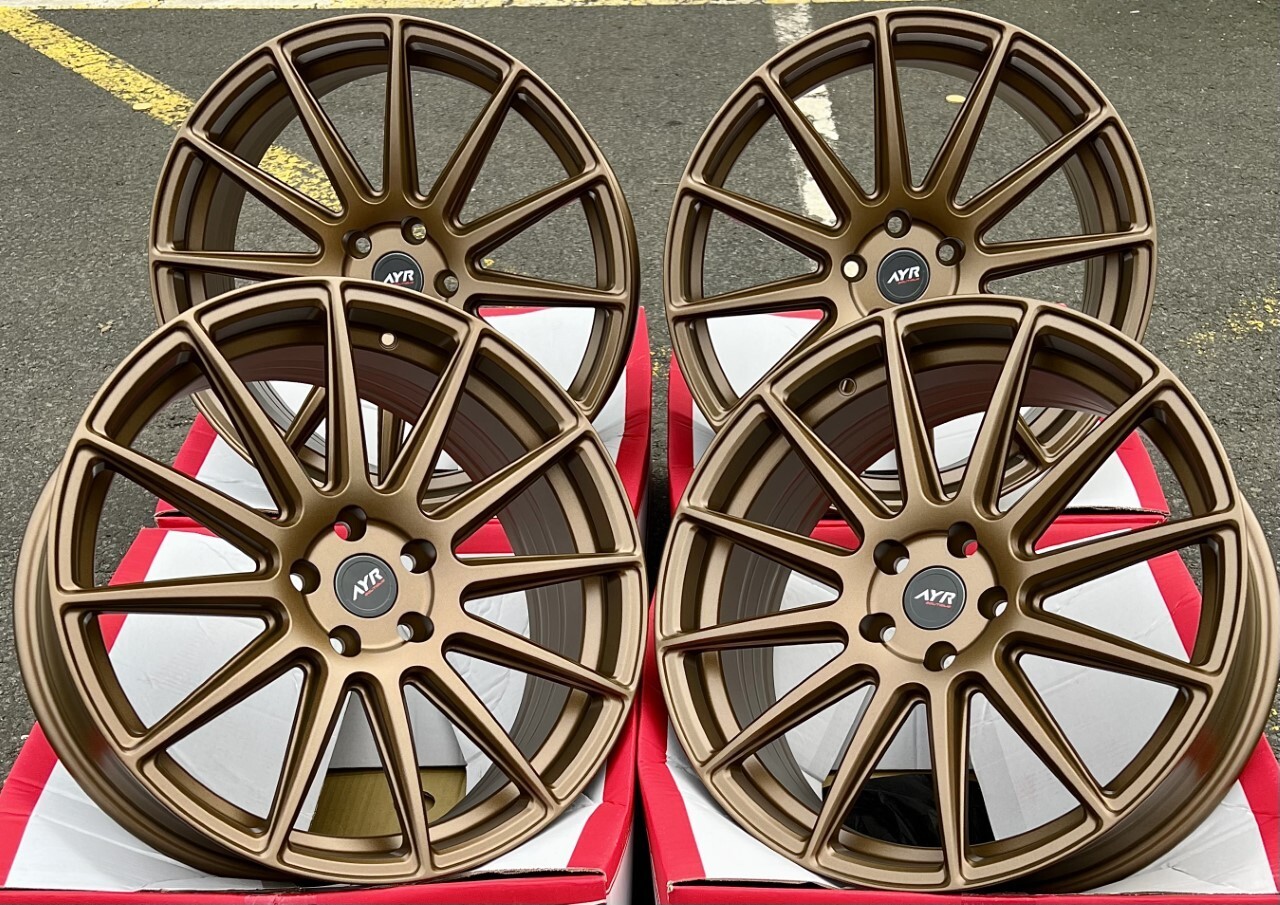 Alloy Wheels 18" 02 For Skoda Karoq Kodiaq Octavia Superb 5x112 Bronze ...