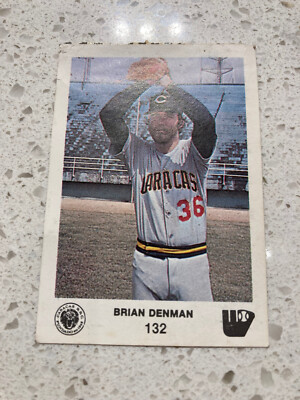 1981-82 Venezuelan Winter League Sticker Brian Denman Caracas #132 | eBay