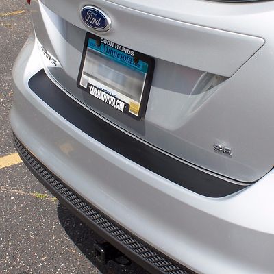 Rear Bumper Sill Cover Protector Matte Black Fits Ford Focus Hatchback ...