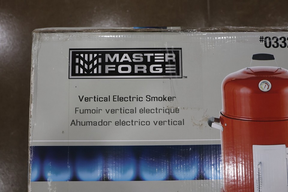 Master Forge 376-Sq. Inch Red Vertical Electric Smoker- BRAND NEW!! | eBay