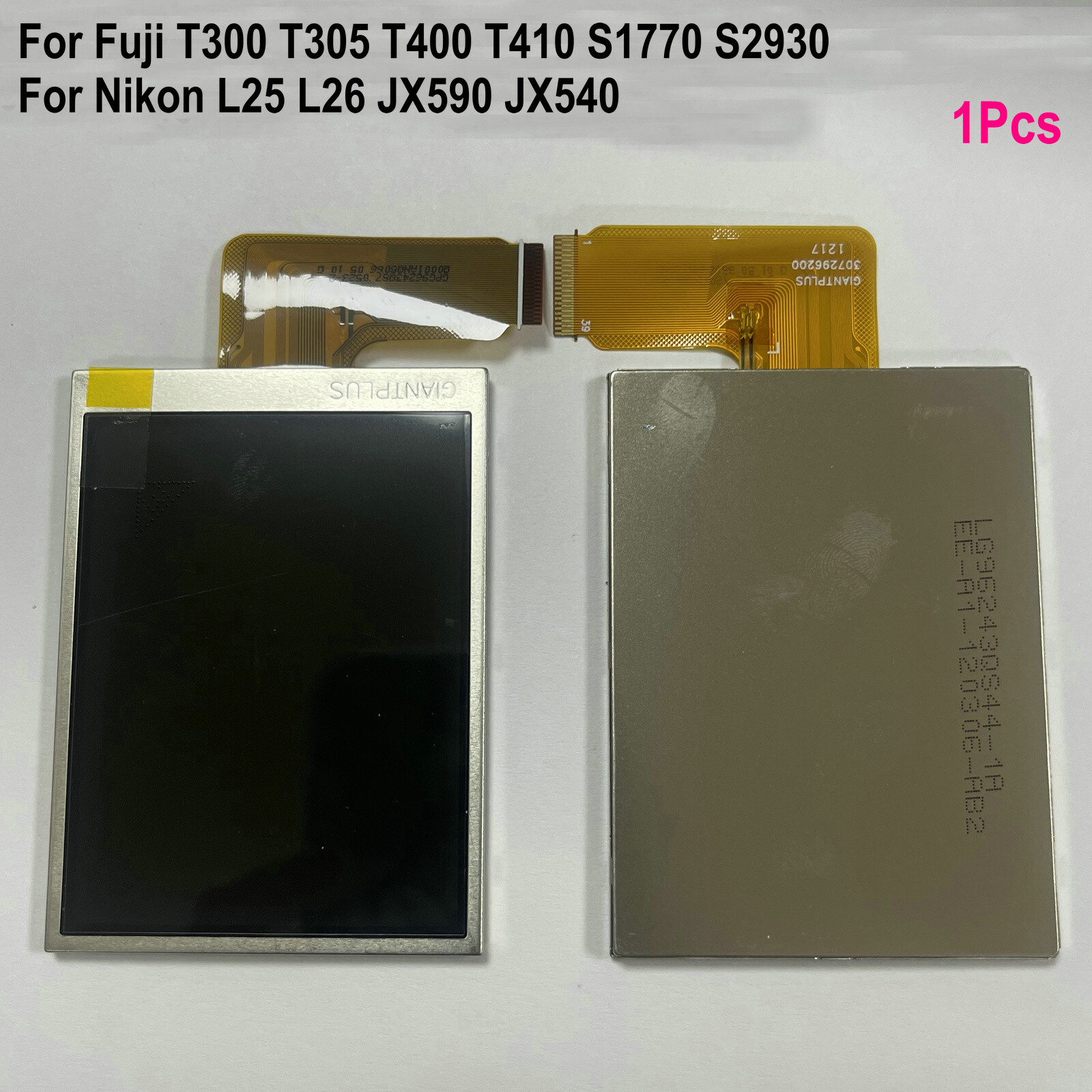 Camera LCD Screen Display Panel for Nikon L25 L26 JX540 Fuji T300 T305 ...