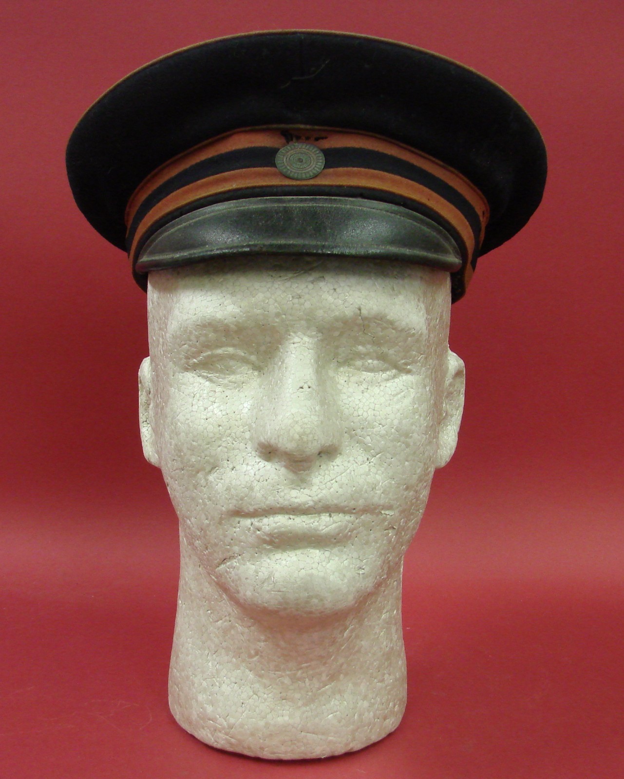 IMPERIAL GERMANY Postman Visor Hat Prussian WW1 era ORIGINL German ...