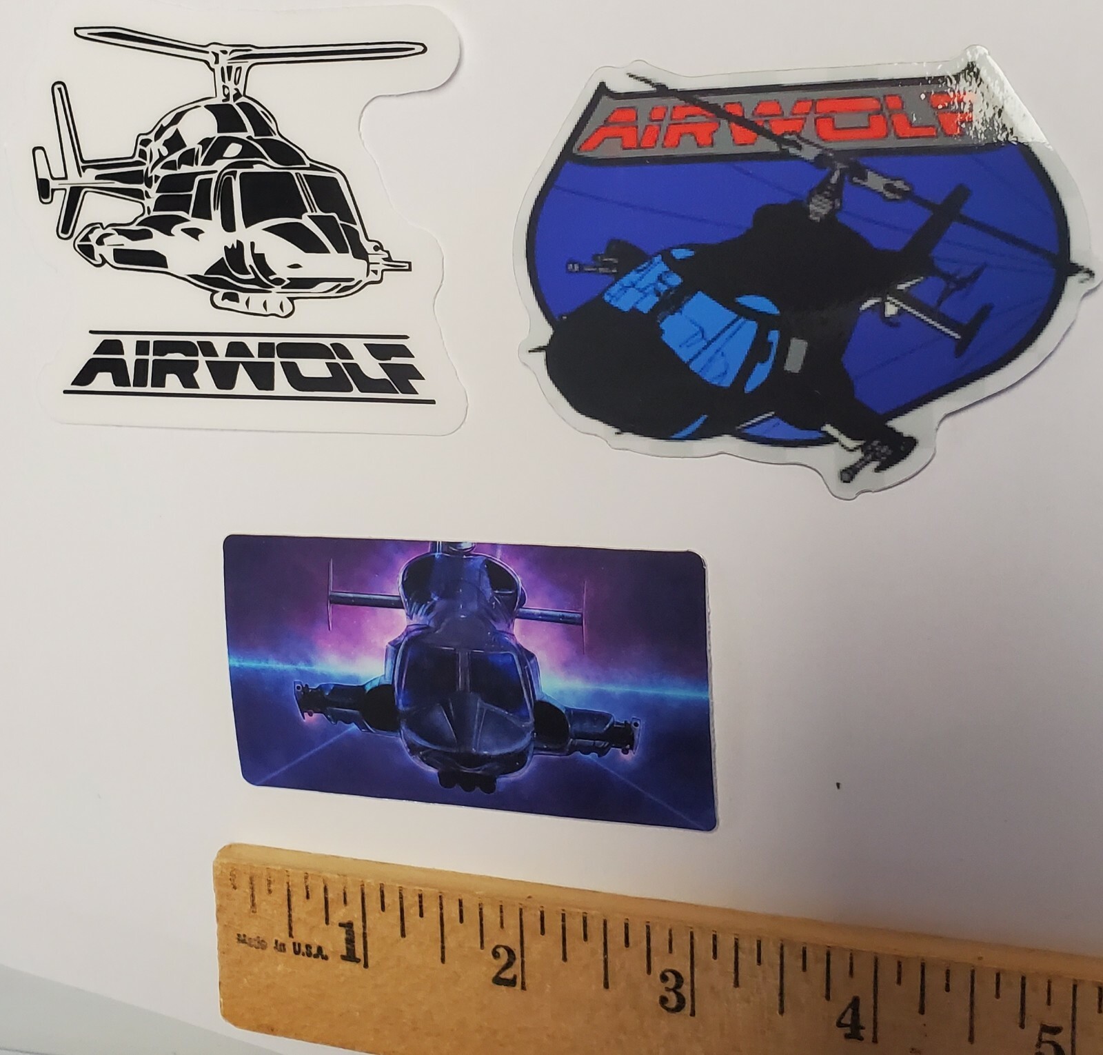 AIRWOLF 1980s STICKERS 10 PACK 3" round | eBay